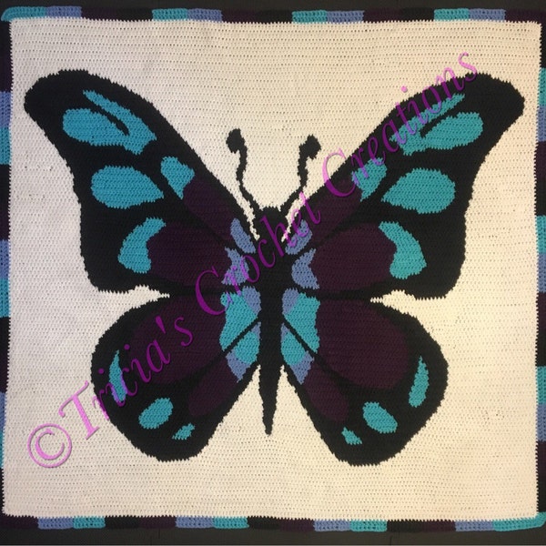 Butterfly Afghan Pattern - Etsy