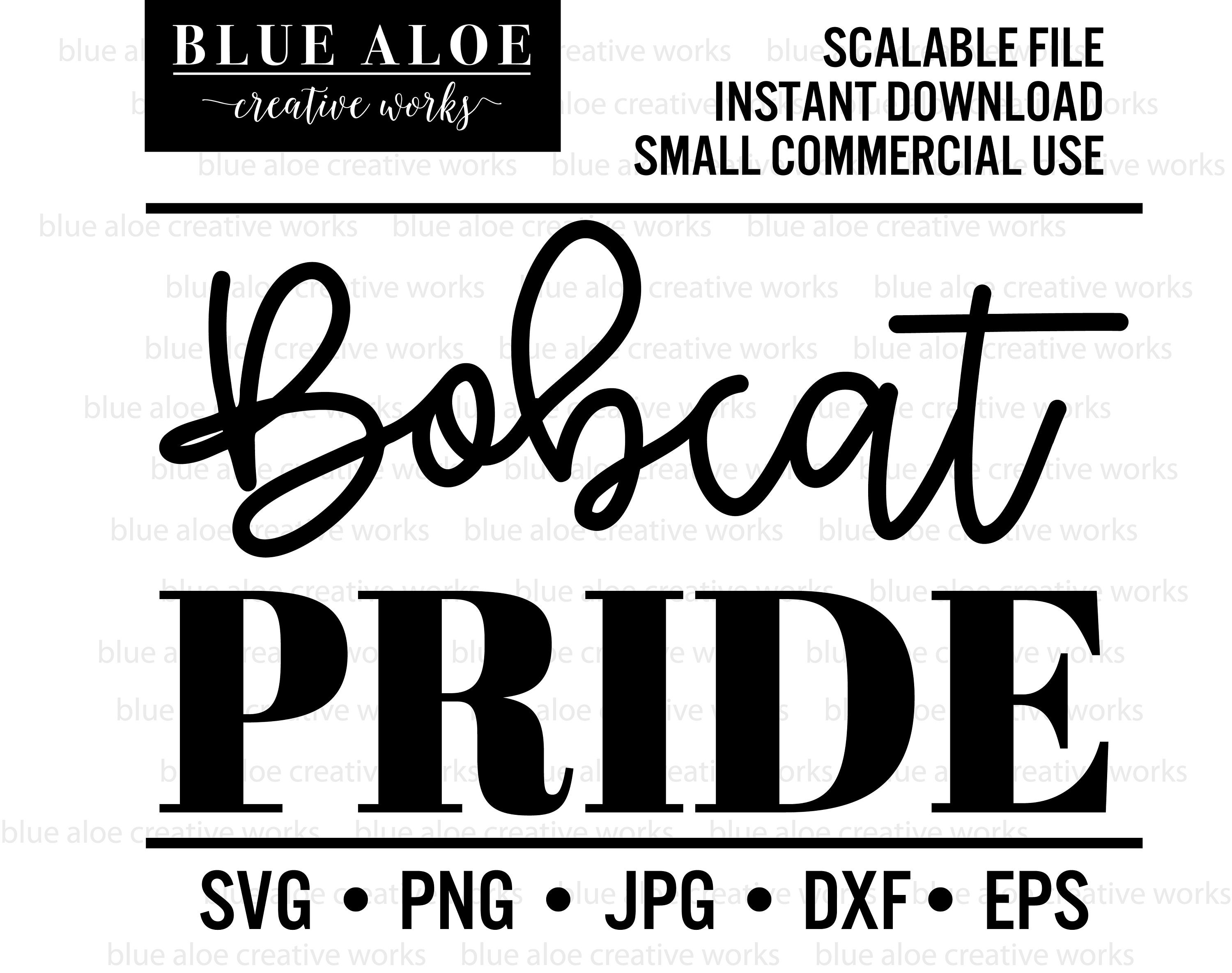 Bobcat Pride Svg Bobcat Svg, School Mascot Svg Cut File for Cricut and ...