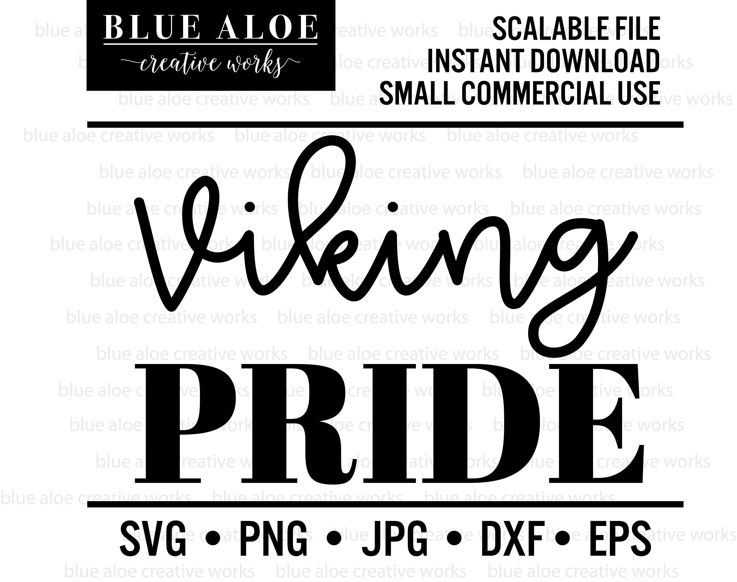 Viking Pride Svg Viking Svg, School Mascot Svg Cut File for Cricut and ...