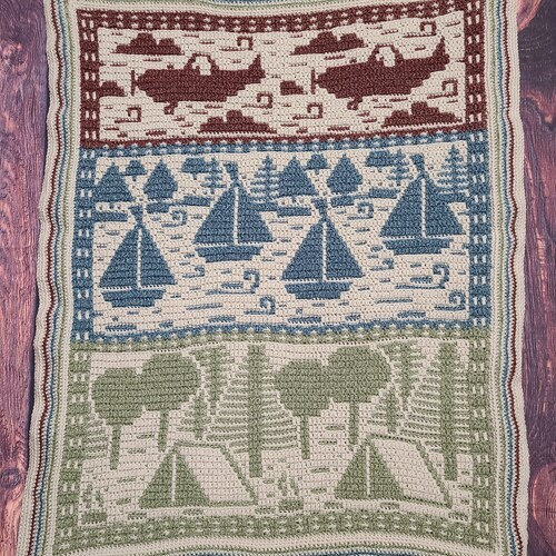 Summer Vacation Mosaic Crochet Pattern - Etsy