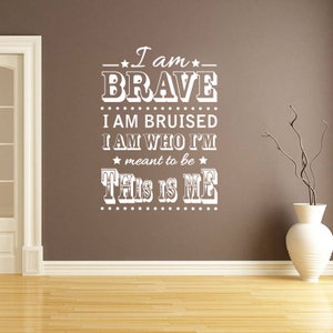 The Greatest Showman Inspired - This is Me - Wall Sticker ...