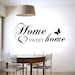 Home Sweet Home Family Wall Sticker Contemporary Vinyl | Etsy