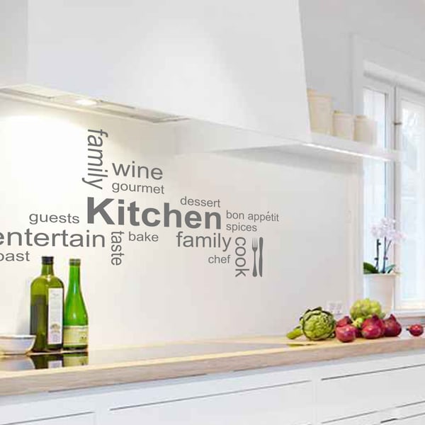 Kitchen Word Art - Etsy