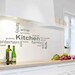 Kitchen Word Cloud - Wall Sticker - Contemporary - Vinyl Decal ...