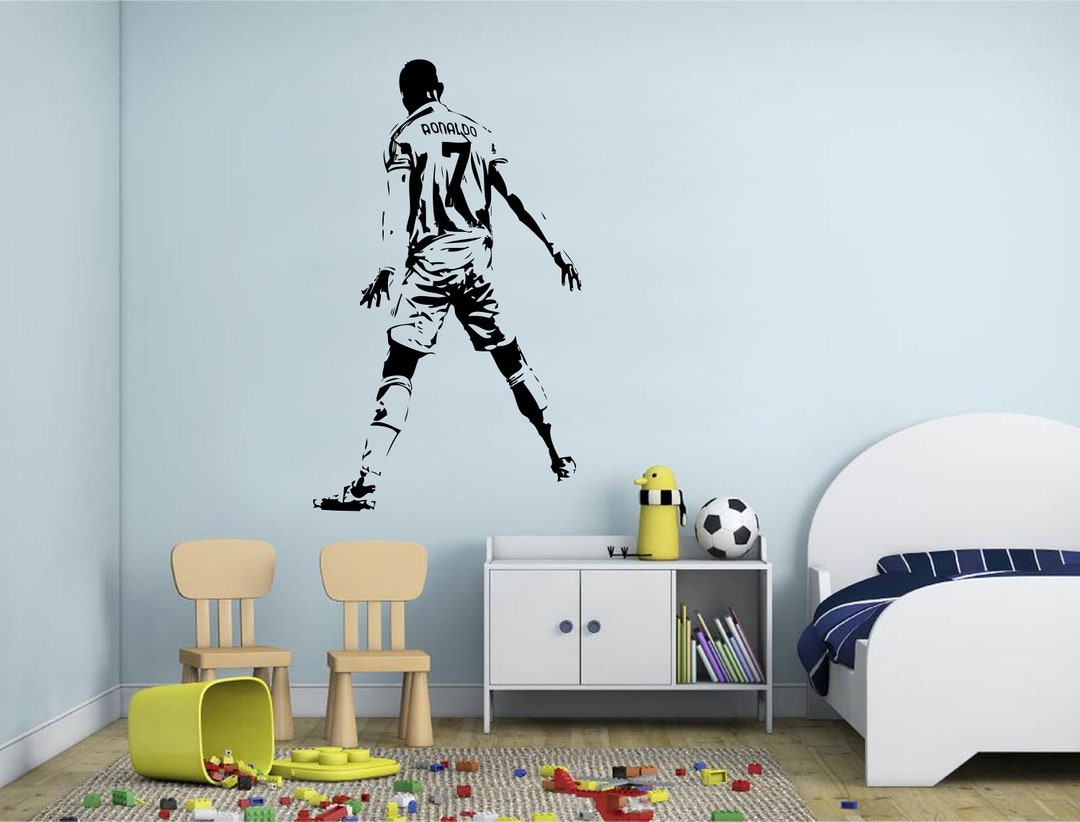Ronaldo - Wall Sticker - Vinyl Transfer - Football - Etsy UK