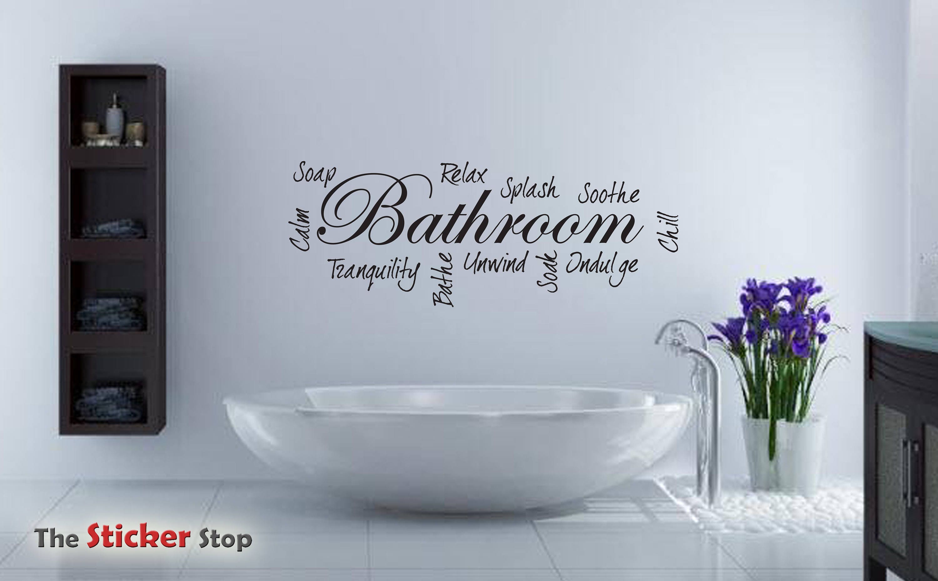 Toilet wall stickers store