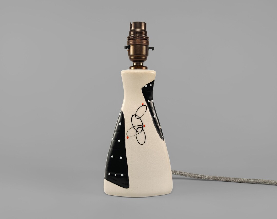 1950s Atomic / Googie Pottery Table Lamp Made by Royal - Etsy