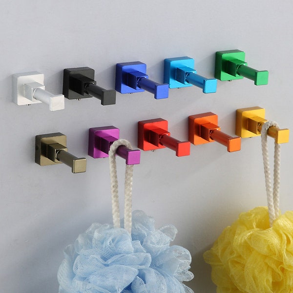 Colorful Wall Hooks - Etsy