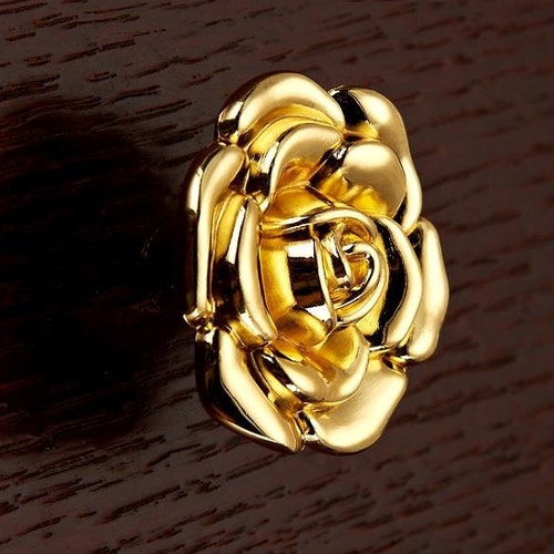 Drawer Handles Pulls Rose Flower Dresser Pulls Handles Knobs - Etsy