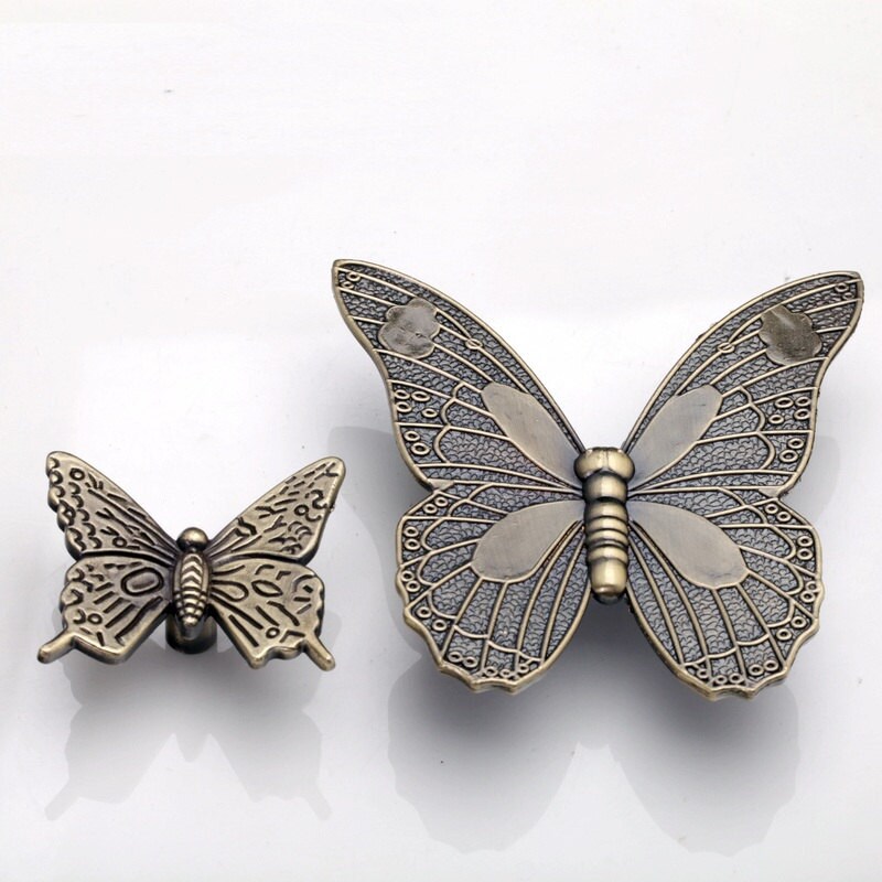 Butterfly Knobs Pulls Drawer Dresser Knobs Pulls Kitchen - Etsy
