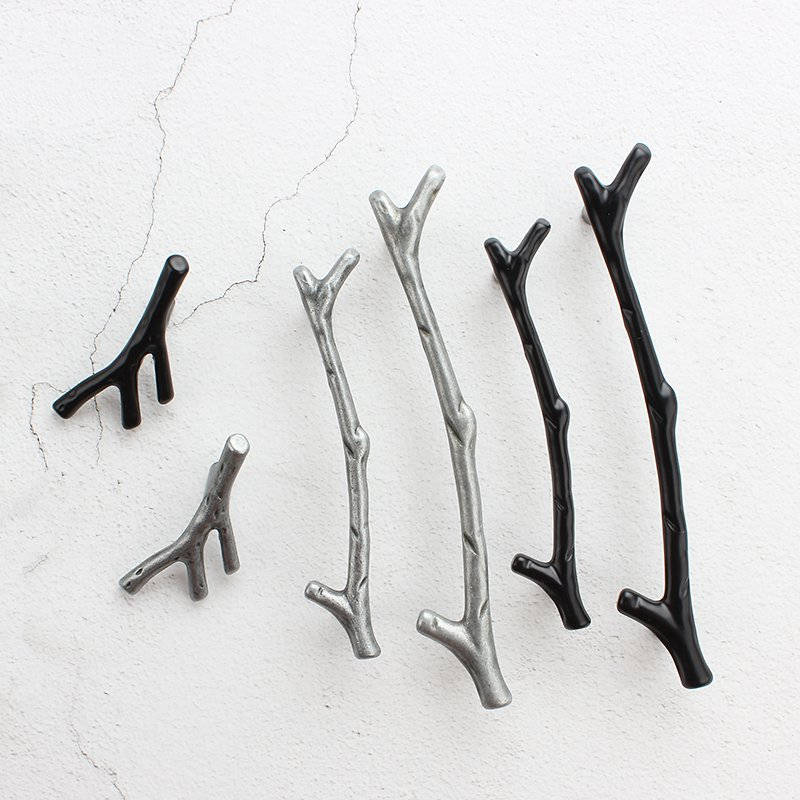 Dresser Knobs Pulls Branch Drawer Knobs Pulls Handles Black - Etsy