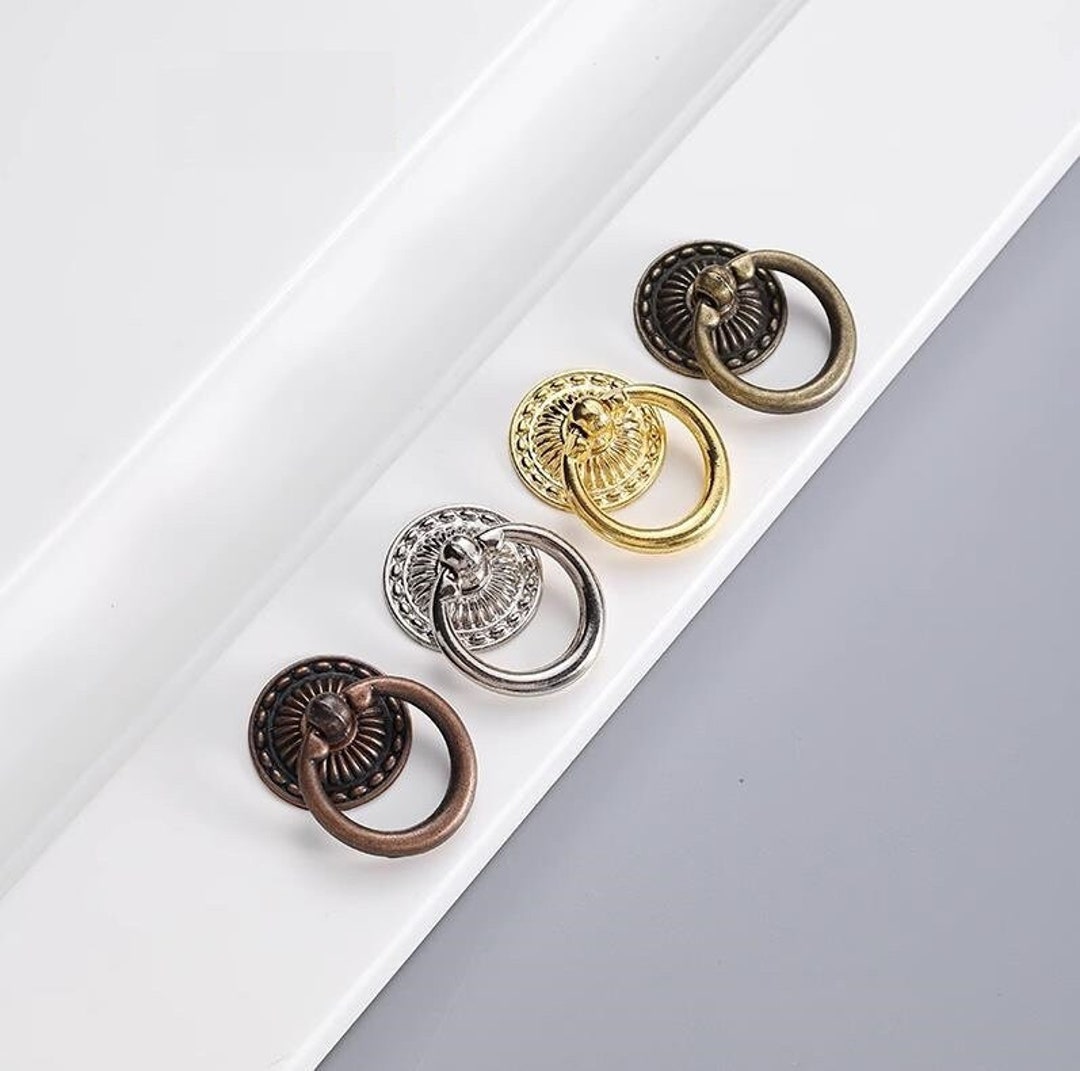 Small Rings Pulls Knobs Drawer Knob Pull Handles Cabinet Door Knobs ...