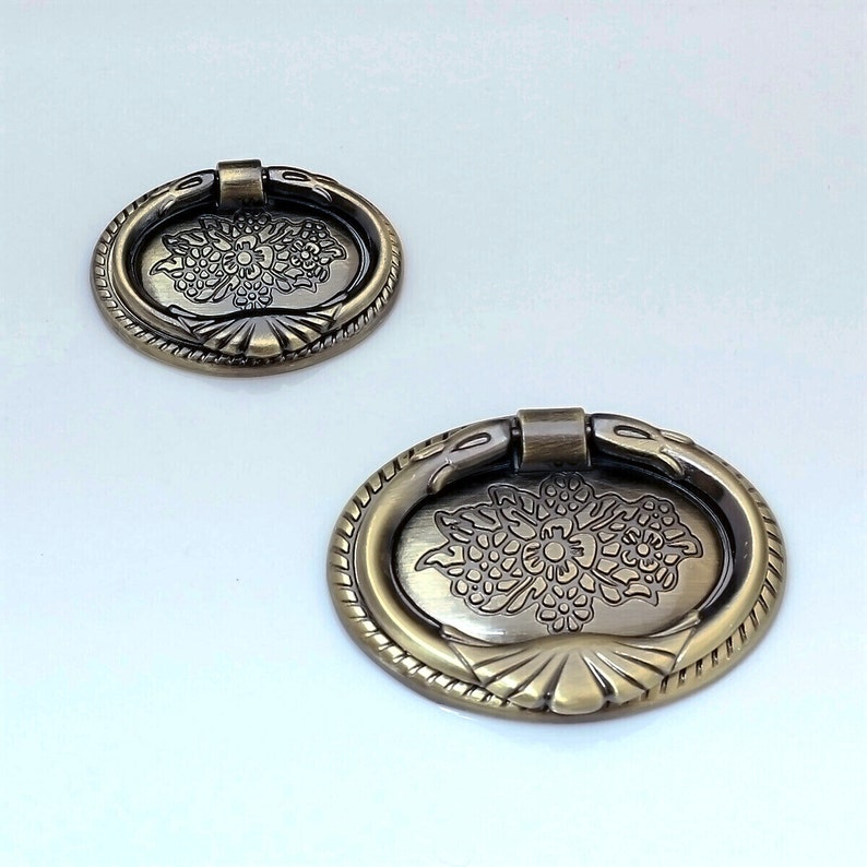 Oval Dresser Pulls Knobs Drawer Knobs Pulls Handles Drop Rings - Etsy