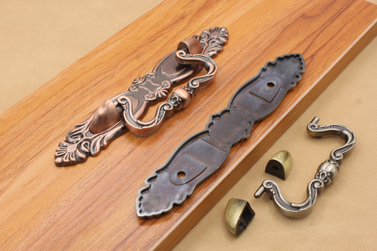 Dresser Drawer Pulls Handles Knobs Drop Pulls Ornate Kitchen | Etsy