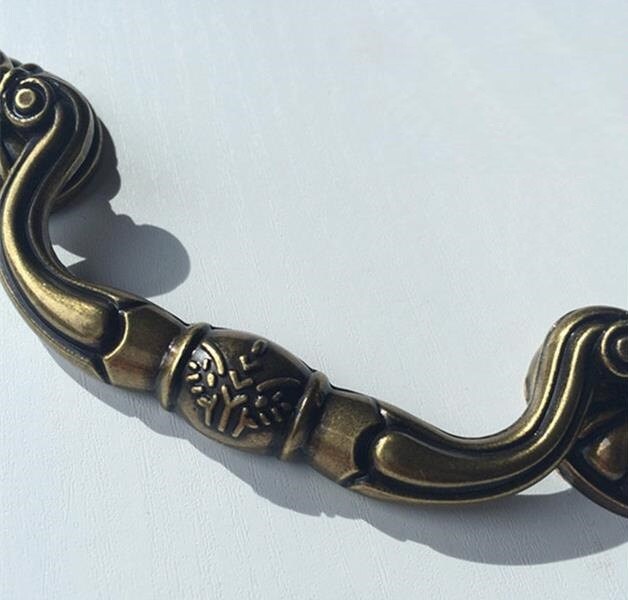 Dresser Drawer Knob Pulls Swing Pulls Handles Antique Bronze - Etsy