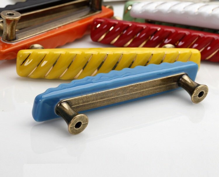 Colorful Knobs Handles Dresser Drawer Knobs Pulls Ceramic - Etsy