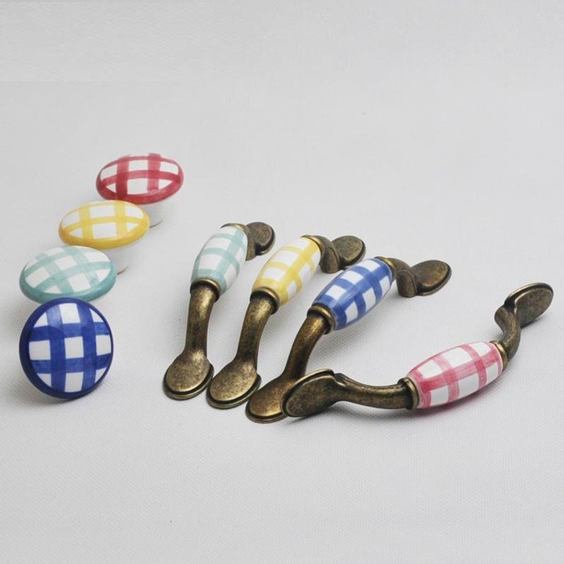 Dresser Pulls Knobs Ceramic Drawer Knobs Pulls Handles Kid - Etsy