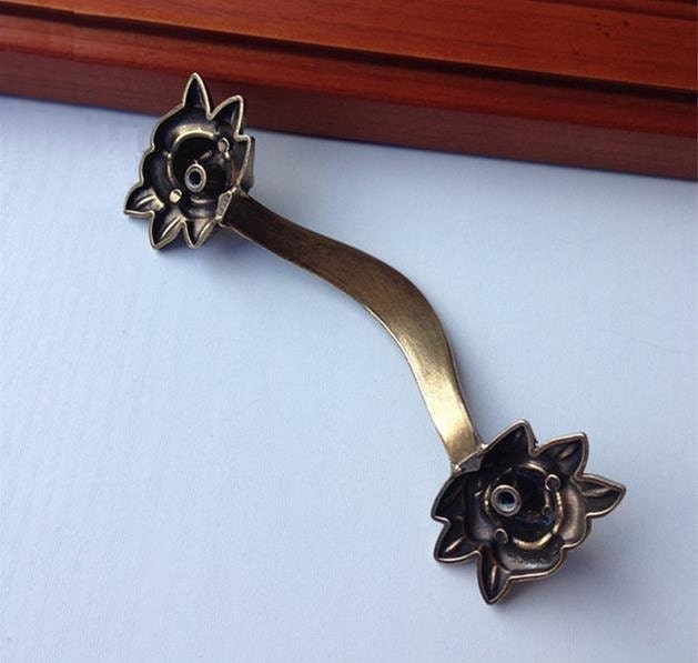 Drawer Handles Pulls Rose Flower Dresser Pulls Handles Knobs - Etsy