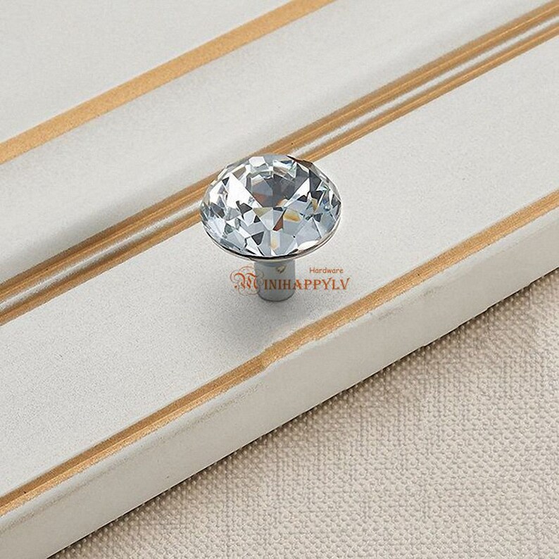 Glass Drawer Knobs Pulls Crystal Dresser Knobs Pulls Handles - Etsy