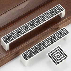 Dresser Pulls Handles Drawer Pull Handles Knobs Square Chinese Style ...