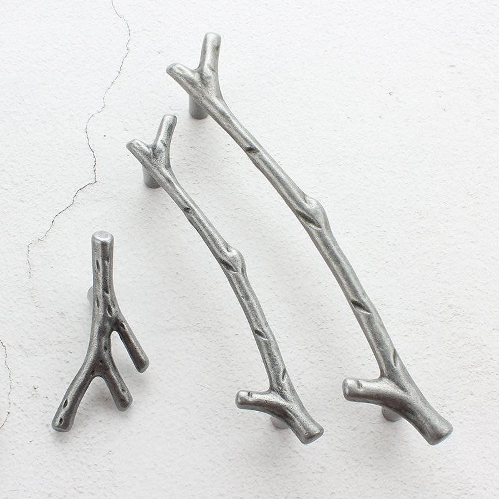 Dresser Knobs Pulls Branch Drawer Knobs Pulls Handles Black - Etsy