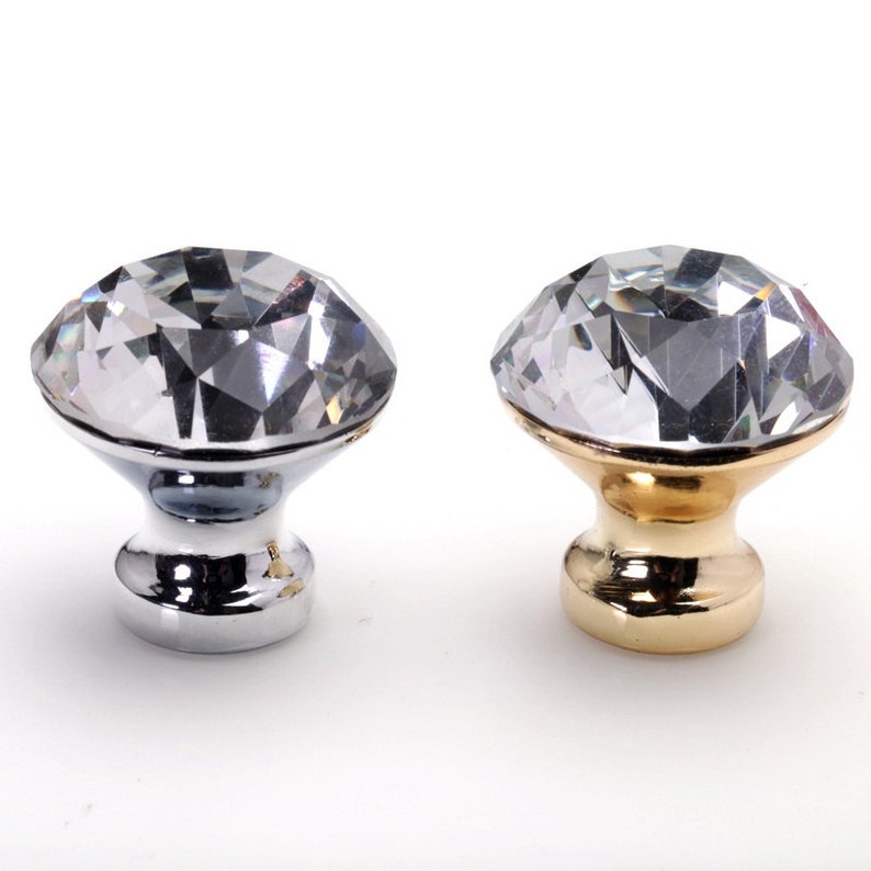 Glass Knobs Crystal Dresser Knobs Pulls Drawer Knobs Pulls Etsy
