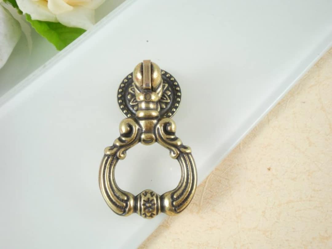 Vintage Style Dresser Pulls Knobs Drawer Knobs Pulls Handles Drop Pulls ...
