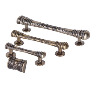 Drawer Pulls Handles Dresser Pulls Unique Decorative Pattern Indian ...