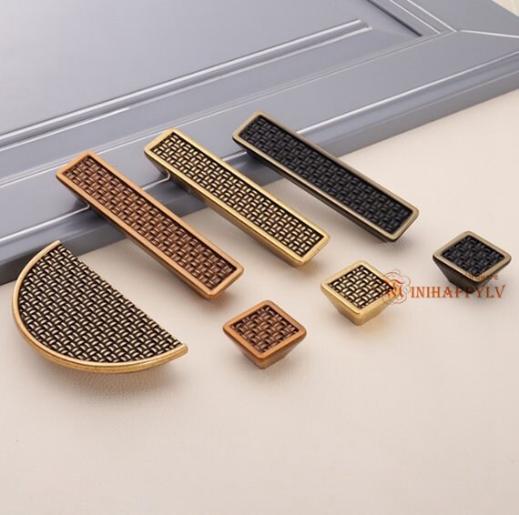Semicircle Square Rectangular Handles Drawer Pull Handles - Etsy Australia
