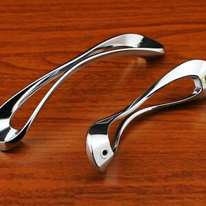 Dresser Pull Handle Drawer Pulls Handles Knobs Silver Kitchen Cabinet ...