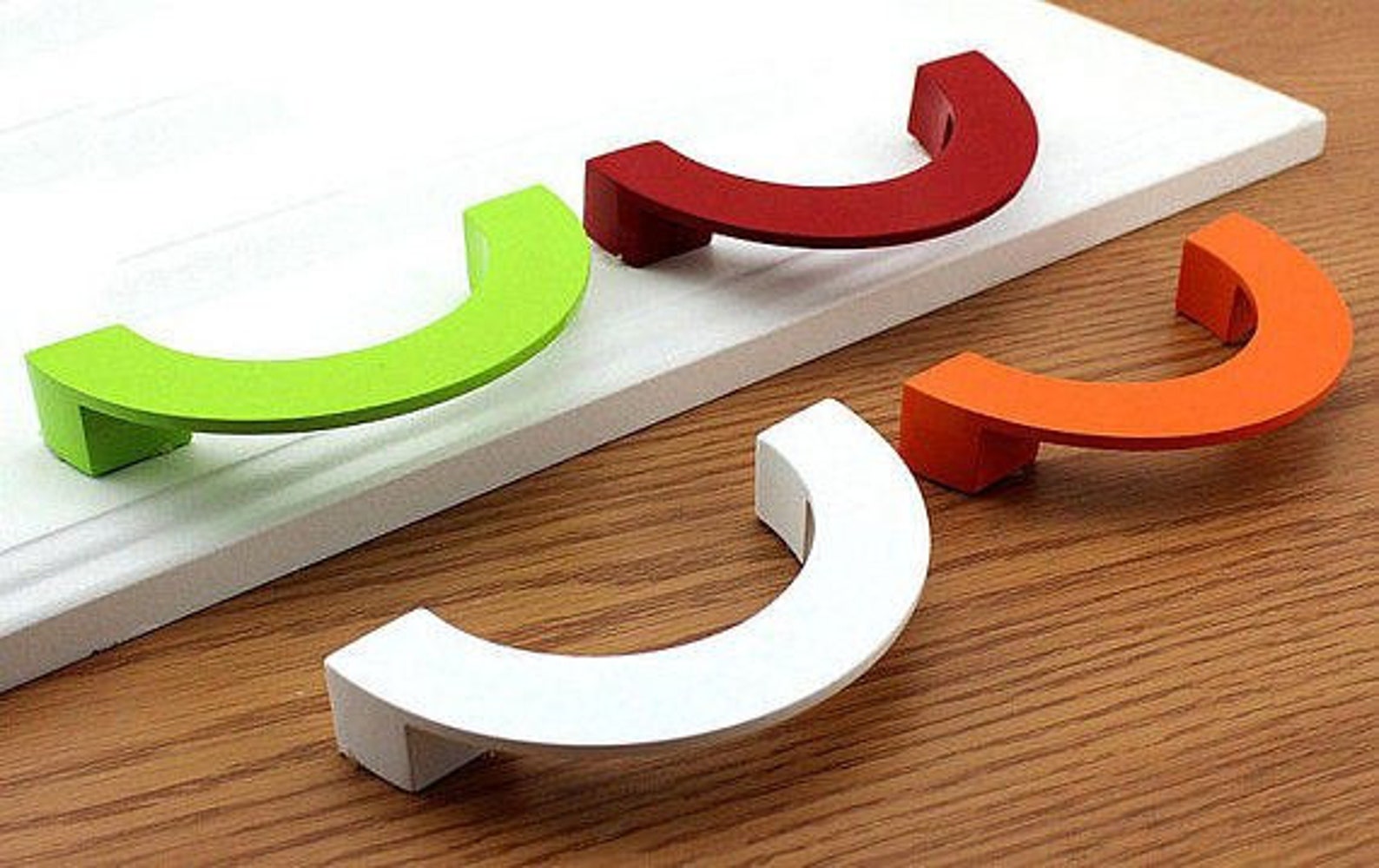 3.78 Colorful Drawer Pulls Handles Semicircle Handles - Etsy