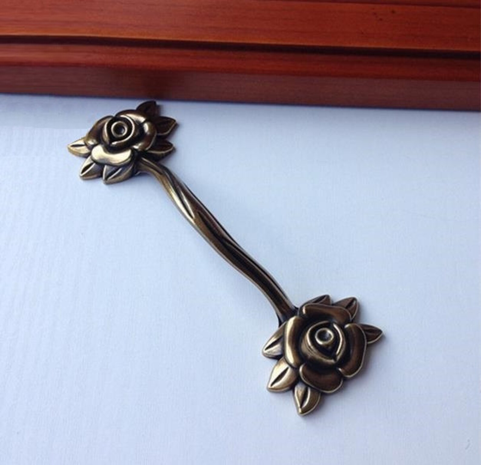 Drawer Handles Pulls Rose Flower Dresser Pulls Handles Knobs - Etsy