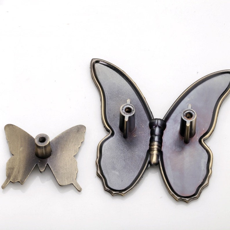 Butterfly Knobs Pulls Drawer Dresser Knobs Pulls Kitchen - Etsy
