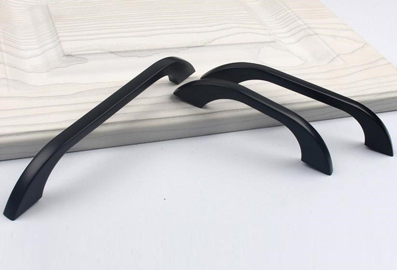 Large Black Pulls Kitchen Cabinet Door Handle Pull Drawer Pull - Etsy