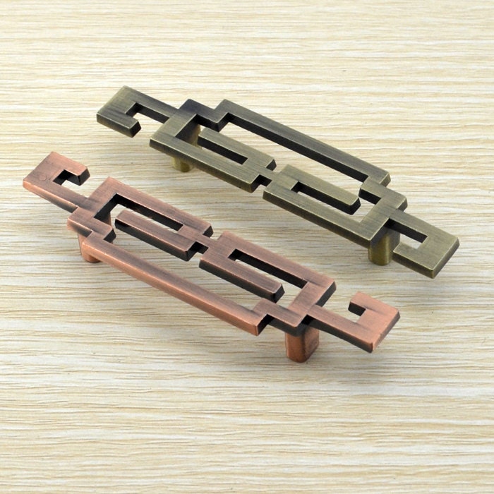 Pair of Vintage Style Handles Dresser Pulls Symmetry Drawer | Etsy