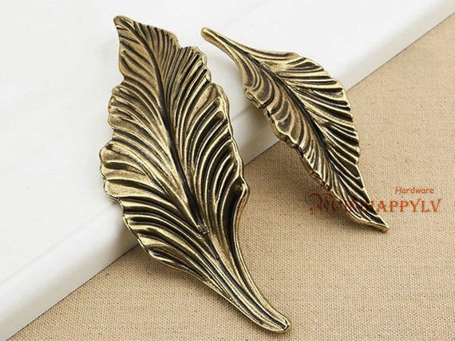 1.25 2.5 Leafy Drawer Pulls Handles Leaf Cabinet - Etsy