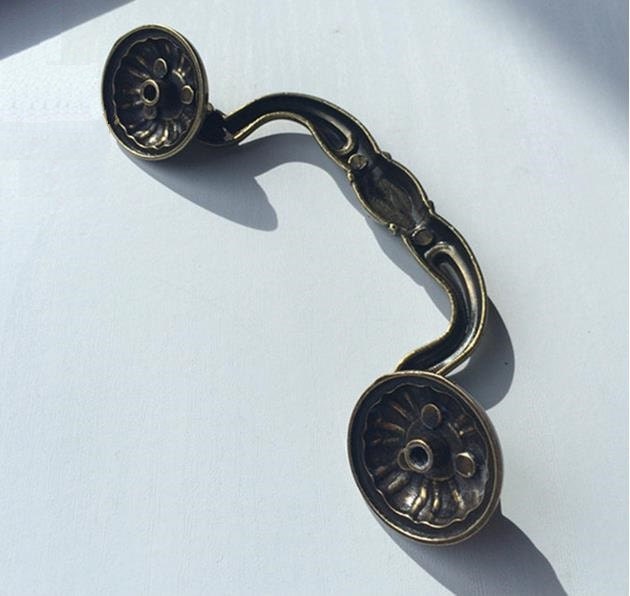 Dresser Drawer Knob Pulls Swing Pulls Handles Antique Bronze - Etsy