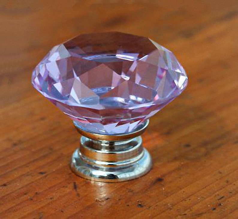 Glass Knobs Crystal Knobs Handles / Dresser Knobs Drawer Knobs - Etsy