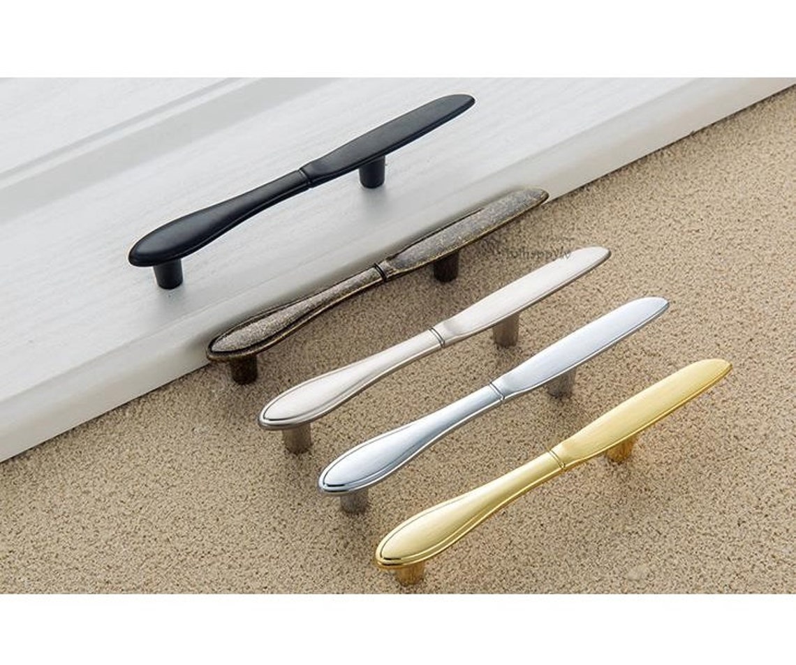 3 Spoon Fork Knife Drawer Pulls Handles Kitchen Cabinet - Etsy