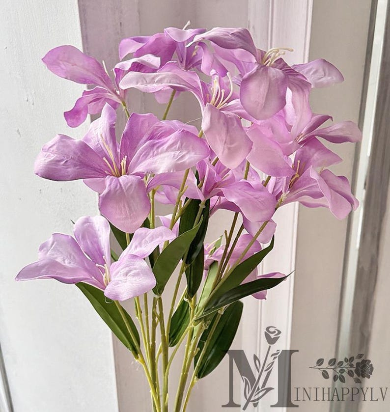 Artificial Flower Stem - DIY Bouquet Artificial Flower, Wedding Home ...