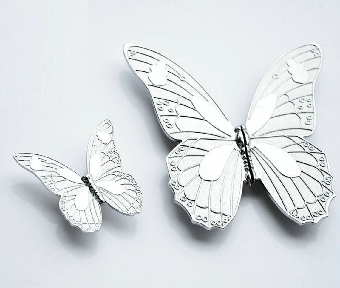 Butterfly Dresser Knobs Pulls Drawer Pulls Handles Kitchen | Etsy