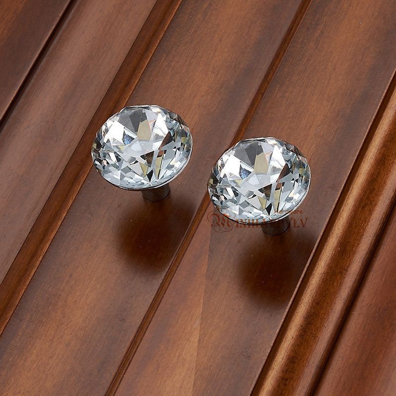 Glass Drawer Knobs Pulls Crystal Dresser Knobs Pulls Handles | Etsy