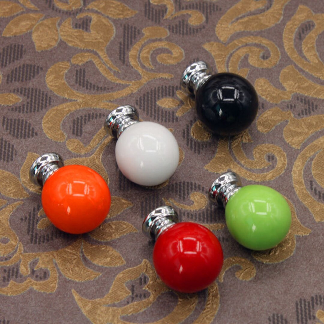 Colorful Knobs Dresser Knob Pull Drawer Knobs Pulls Handles /ceramic ...