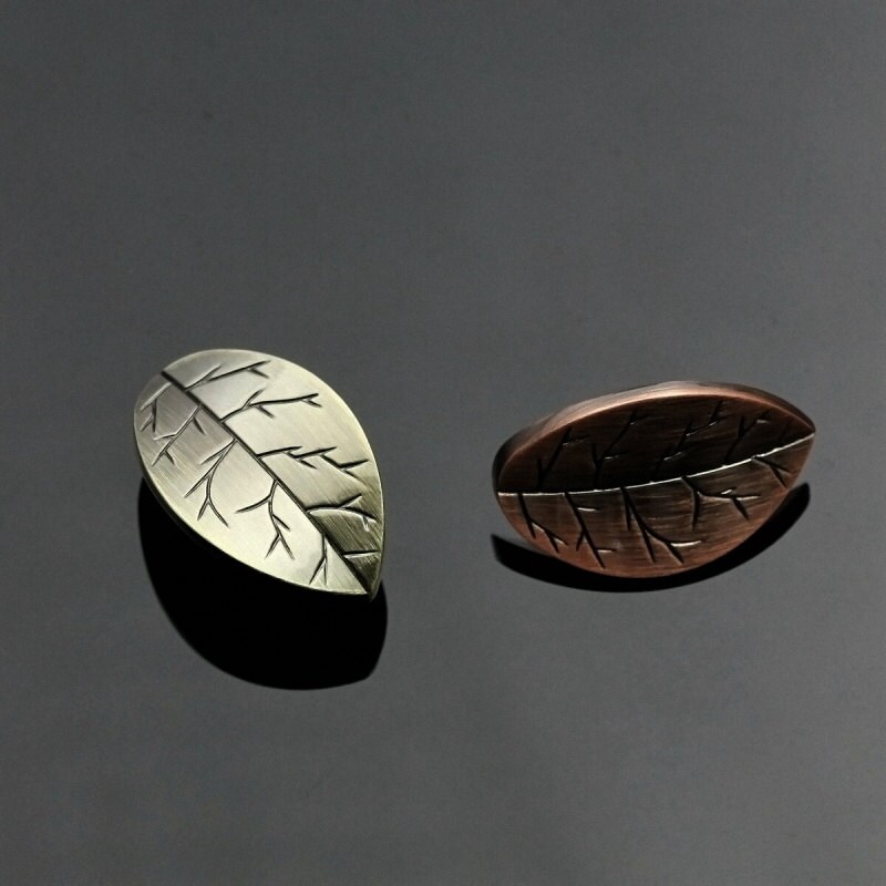 Leaf Drawer Knobs Pulls Antique Bronze Dresser Knobs Pulls | Etsy