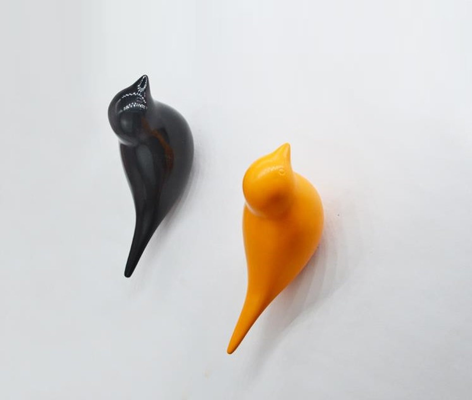 Bird Hooks Colorful Decorative Hooks Wall Hooks/ Resin Coat - Etsy