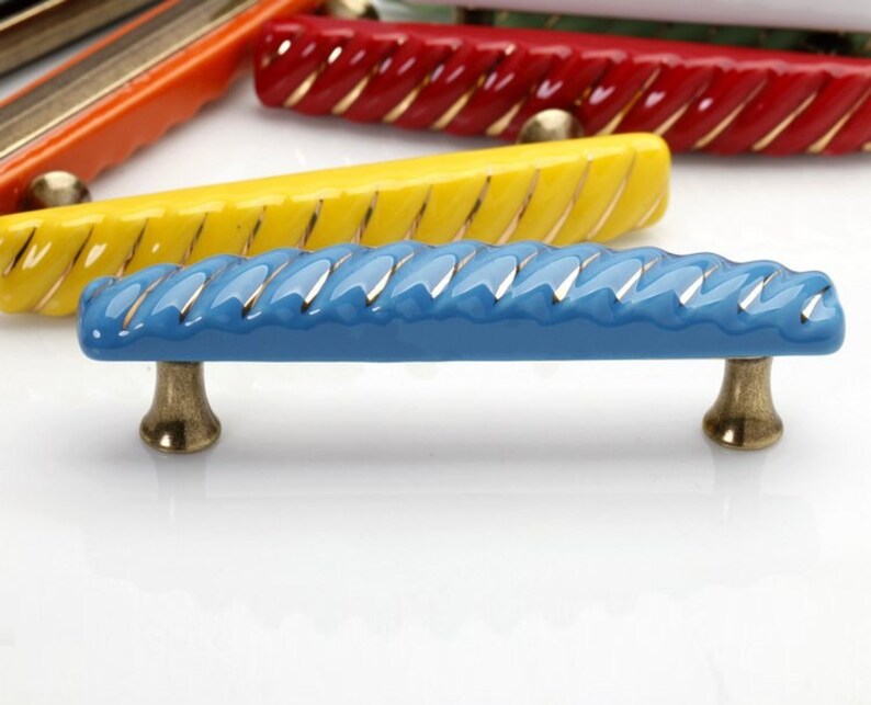 Colorful Knobs Handles Dresser Drawer Knobs Pulls Ceramic - Etsy