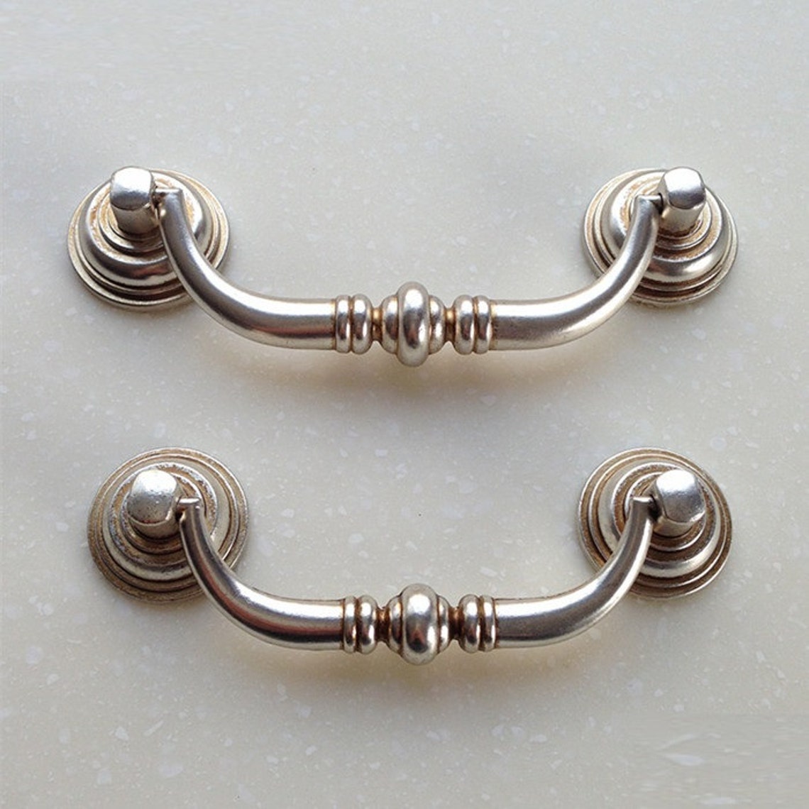 Shabby Chic Dresser Pulls Handles Drop Drawer Pulls Handles | Etsy