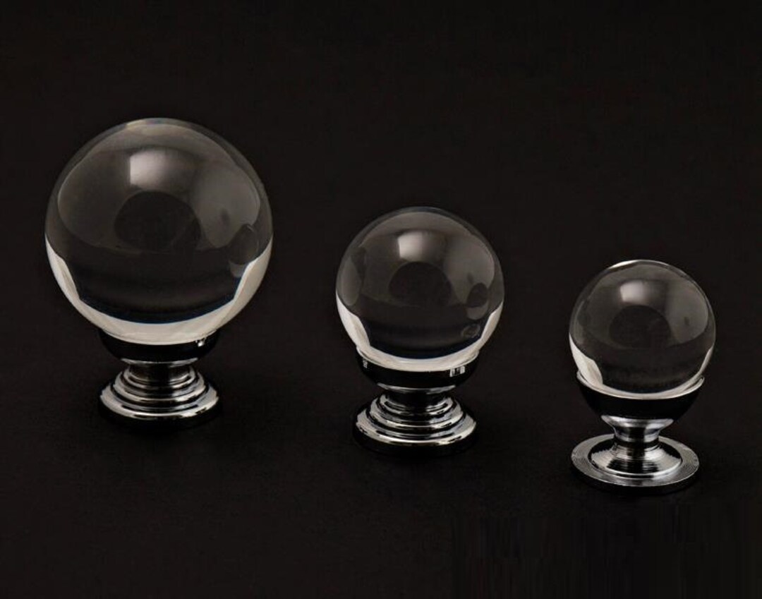 Glass Knobs Crystal Knob Handles Drawer Knobs Dresser Pulls Handles ...