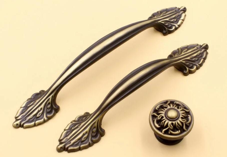 Leaf Drawer Pulls Handles Knobs Kitchen Cabinet Door Handles - Etsy