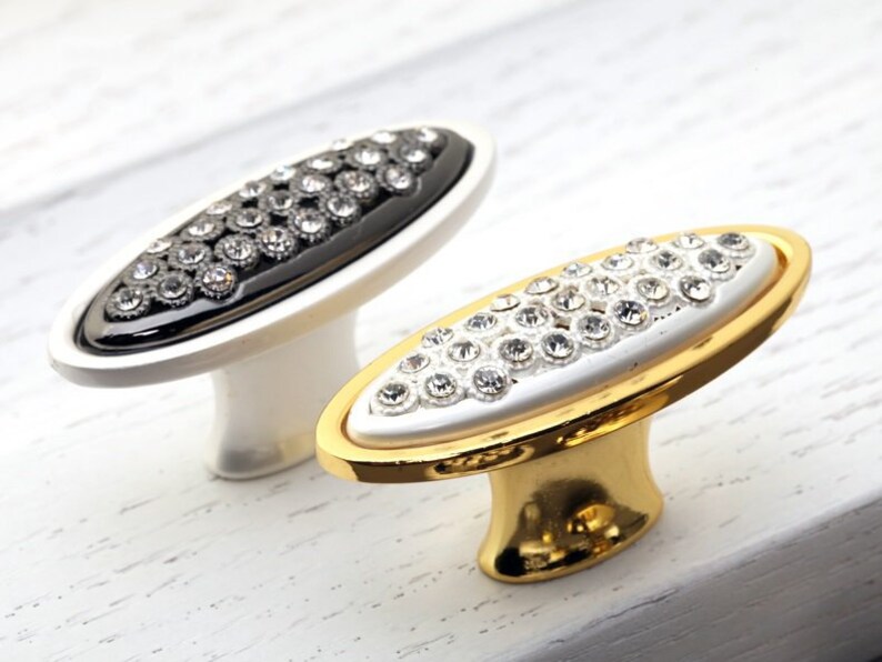 Drawer Knobs Pulls Glass Crystal Knobs Dresser Pull Handles - Etsy